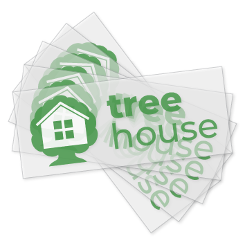 Clear Rectangle Stickers – Treehouse Stickers