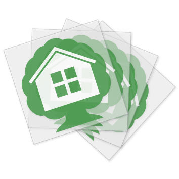 Clear Square Stickers – Treehouse Stickers
